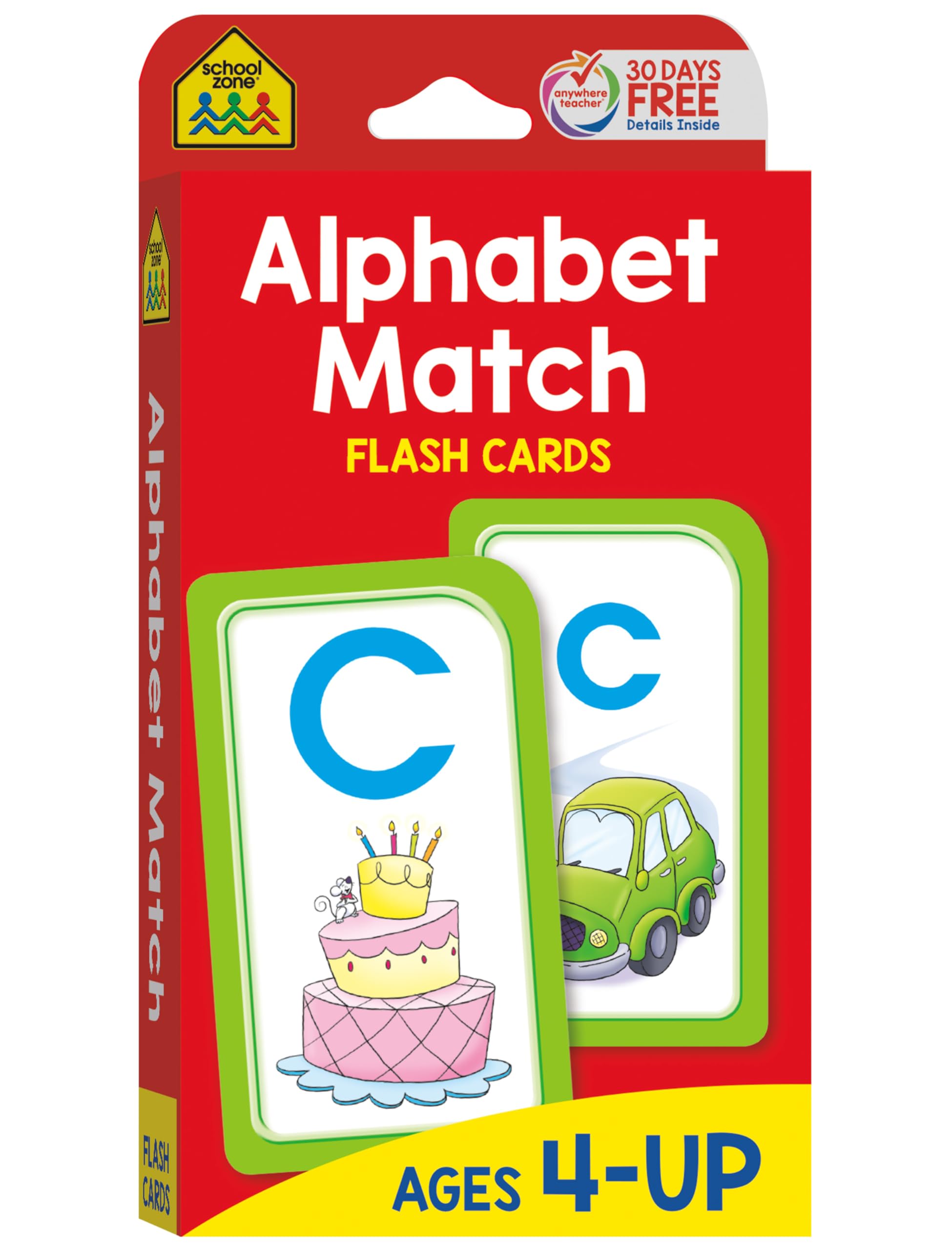 Mua School Zone Alphabet Match Flash Cards: 56 Cards, Preschool ...