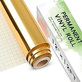 Amazon.com: Lya Vinyl Mirror Gold Permanent Vinyl Roll 12" x 6FT ...