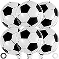 Amazon.com: Soccer Balloons, 22 Inch Large Metallic Round Sphere Soccer ...