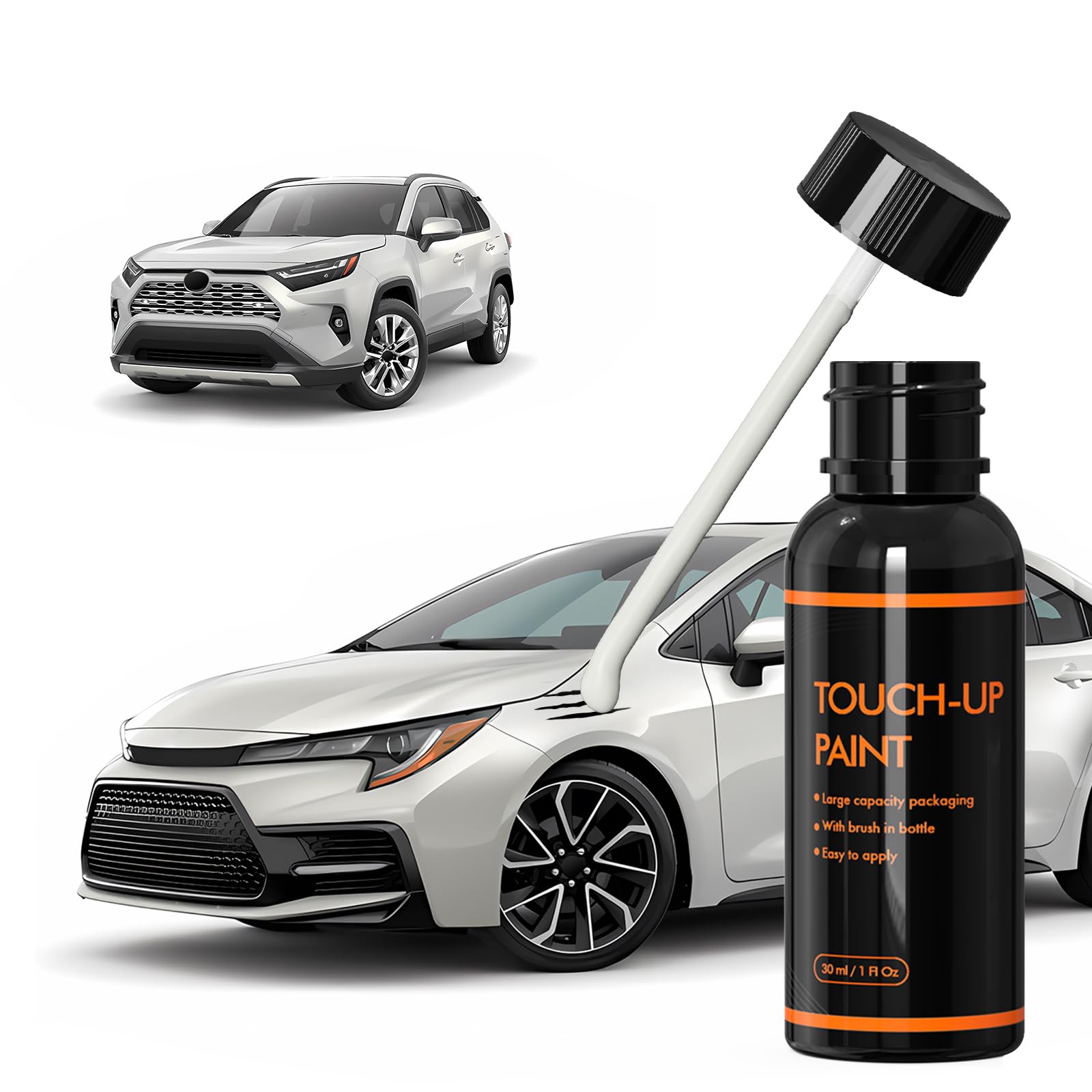 XTryfun 070 Blizzard Pearl Touch Up Paint for Car, DIY Car Paint ...