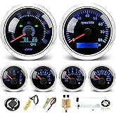 Amazon.com: MH 6 Boat AUTO Gauge Set - 3-3/8" GPS Speedometer ...