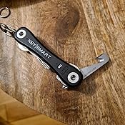 KeySmart Multitool - 4-in-1 Multi-Purpose Keychain Tool with Box Cutter, Pry Bar, Phillips and ...