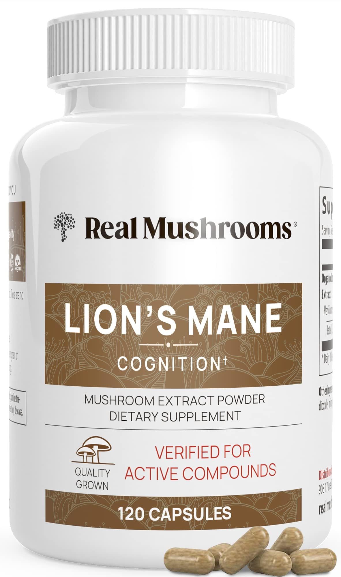 Mua Lions Mane Mushroom Cognition Capsules (120 Capsules) Lions Mane ...