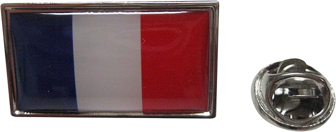 Amazon.com: France Flag Design Lapel Pin: Jewelry