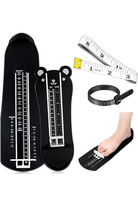 Foot Measuring Tool Foot Measuring Ruler - Portable US Size Chart For ...