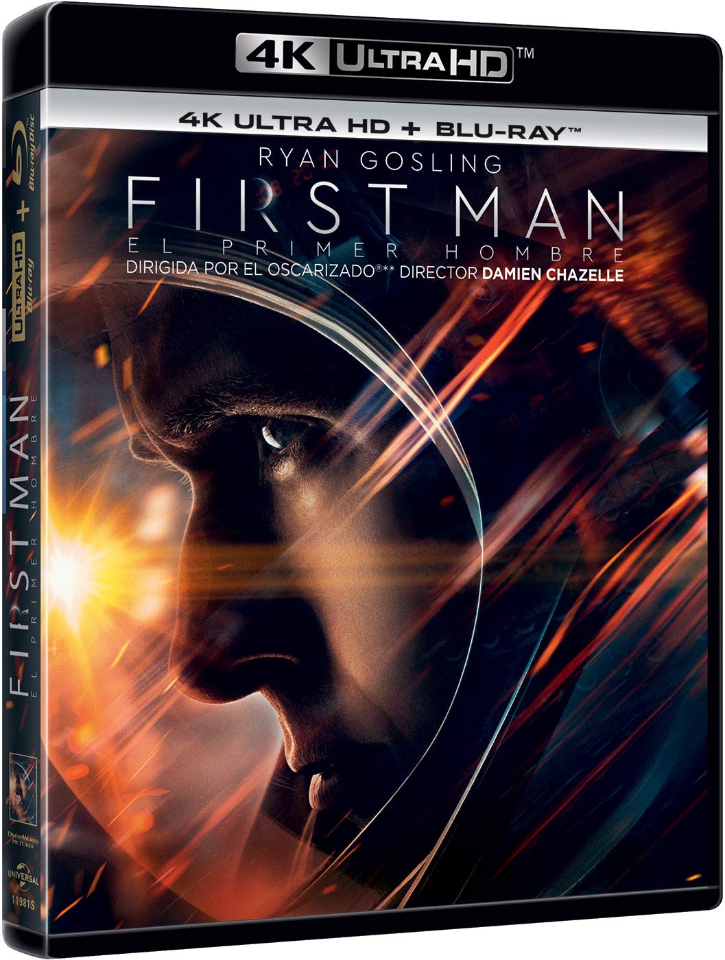 First Man: El Primer Hombre (4K UHD + BD) [Blu-ray]: Amazon.es: Ryan ...