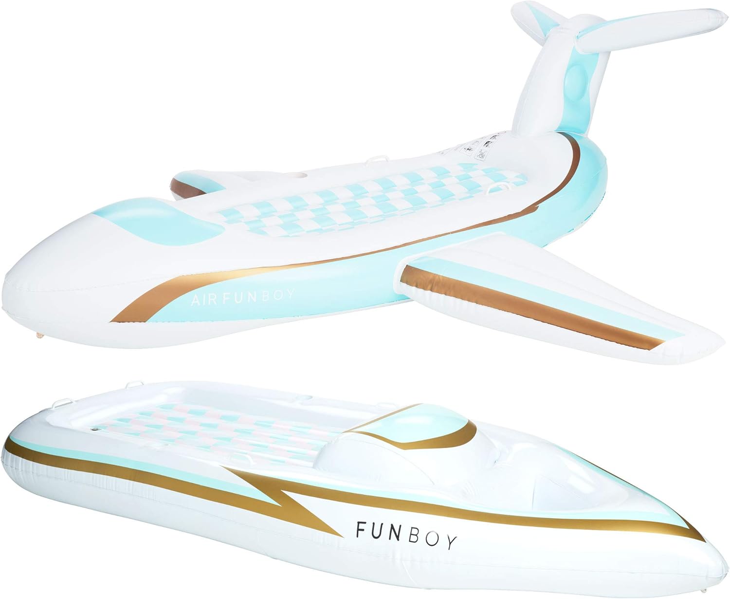 Amazon.com : FUNBOY Giant Inflatable Yacht & Jet Pool Float Bundle ...