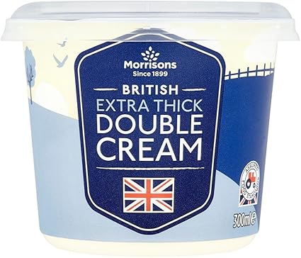 Morrisons Extra Thick Double Cream, 300 ml: Amazon.co.uk: Grocery