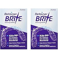 Amazon.com : Retainer Brite Retainer brite -6 months supply- 2 boxes ...