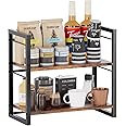 Amazon.com: ART-GIFTREE Spice Rack Kitchen Countertop Organizer, Wood ...