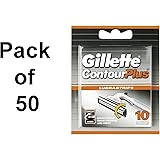 Gillette Contour Plus Cartridges Razor Blades, 10 Refills: Amazon.co.uk ...