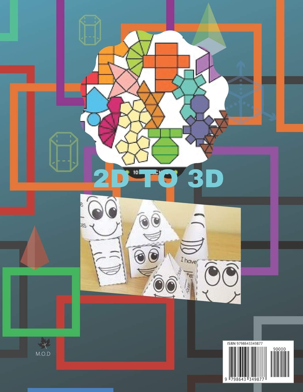 Mua Cut and Fold 3D shapes for kids: activities coloring , Cut and Fold ...