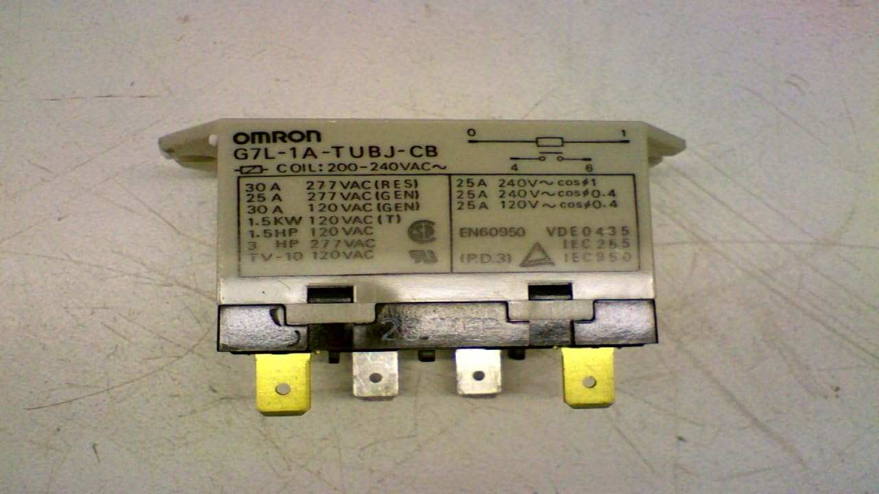 Amazon.com: Omron G7l-1A-Tubj-Cb General Purpose Relay 250Vac 25A G7l-1A-Tubj-Cb: Garden & Outdoor