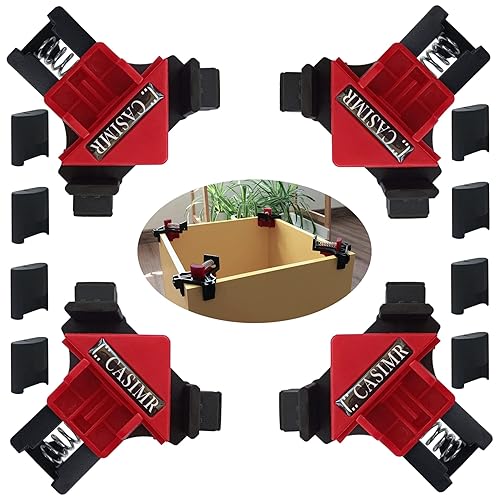 90 Degree Corner Clamp, Adjustable Single Handle Spring Loaded Right ...