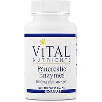 Amazon.com: Vital Nutrients Pancreatic Enzymes 1000mg (Full Strength ...