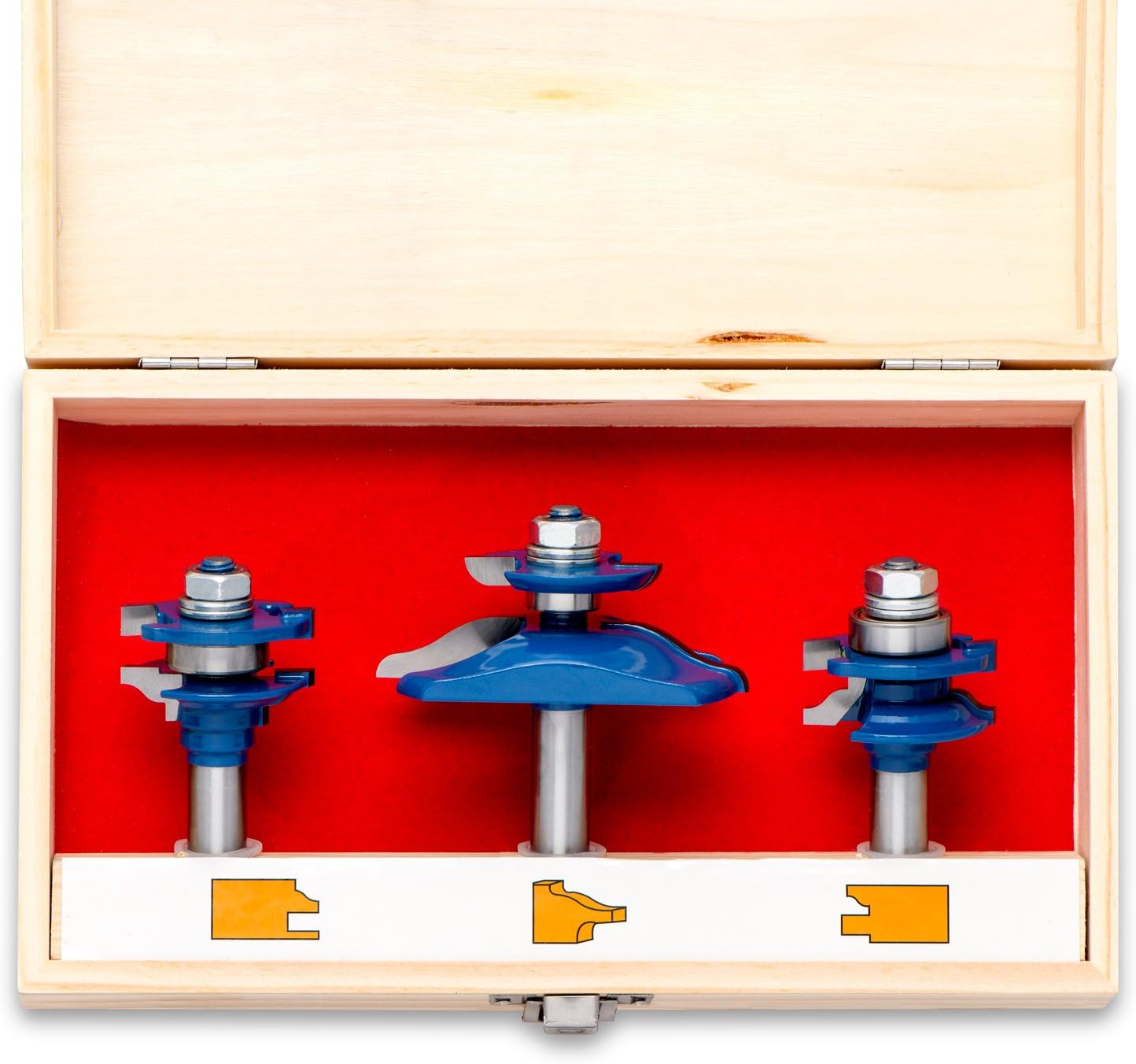 Neiko 10111A Ogee Cutter Router Bit Set, 3 Piece | 1/2" Shank | For ...