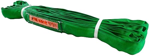 Power Lift PL2x10' Green Polyester Round Sling (5,300 lbs. Vertical ...