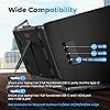 domyfan 14" Laptop Screen Extender, FHD 1080P IPS Triple Portable ...