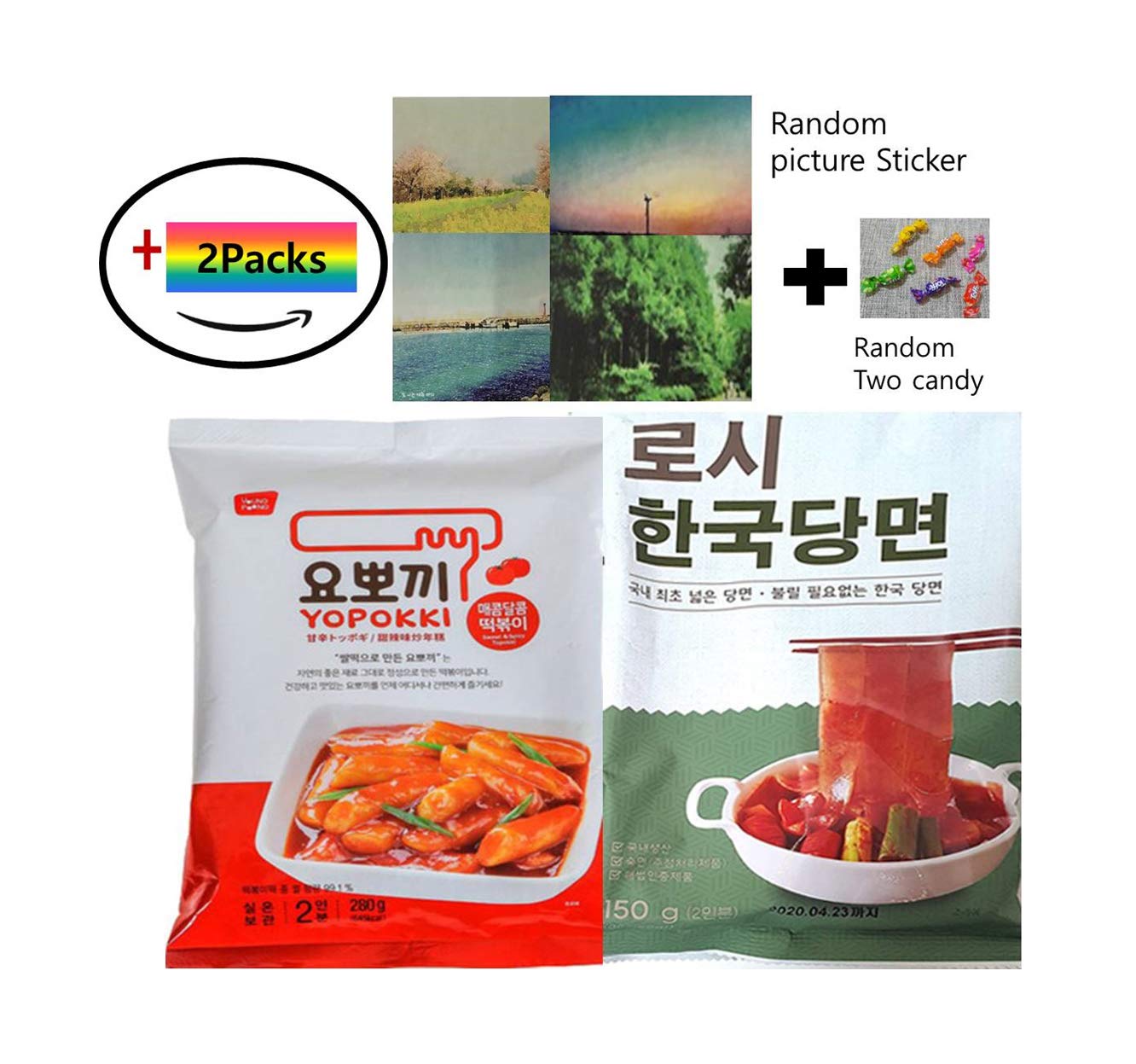 Buy Instant Tteokbokki Rice Cake, Popular Korean Snack 1 pack With A ...