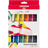 Amazon.com: Amsterdam Acrylic Standard Series Paint Set 6x20ml, Pearl ...