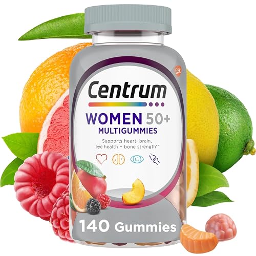 Centrum MultiGummies Gummy for Women 50 Plus, with Vitamin D3, B6 and ...