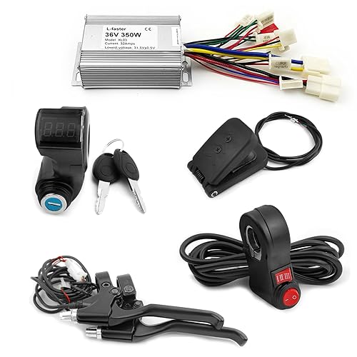 L-faster 24V 36V 350W Electric Brushed Motor Controller Kit Reverse ...
