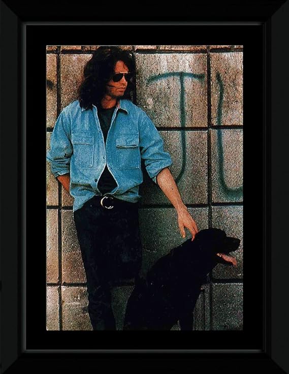 Jim Morrison - With His Dog Framed Mini Poster - 14.7x10.2cm: Amazon.co ...