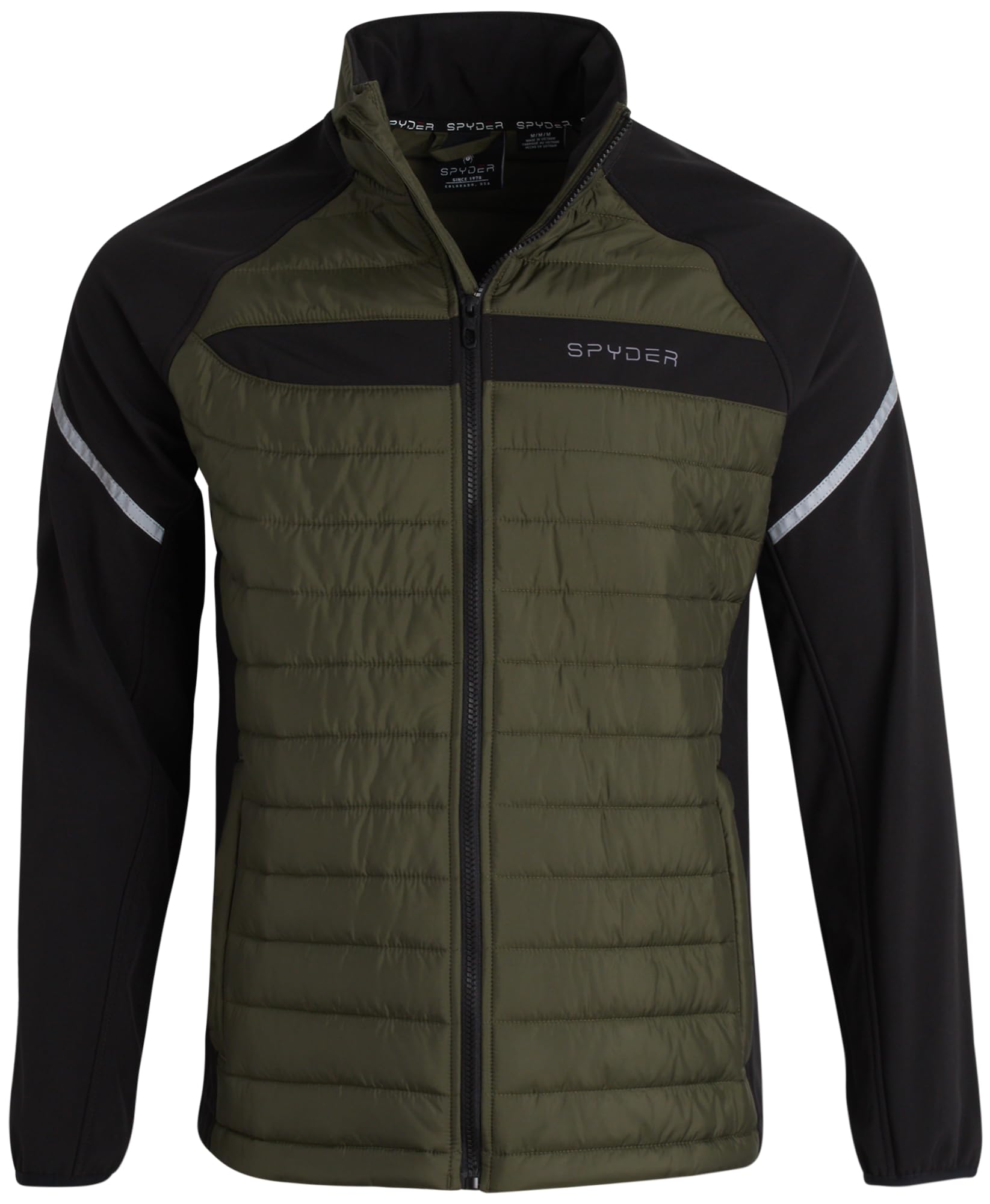 Spyder Men's Active 2fer Jacket - Midweight Insulated Quilted Puffer ...