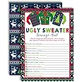 Amazon.com: Ugly Sweater Scavenger Hunt Christmas Holiday Fill In Game ...