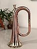 Solid Copper & Brass Bugle| US Military Cavalry Horn | Musical ...