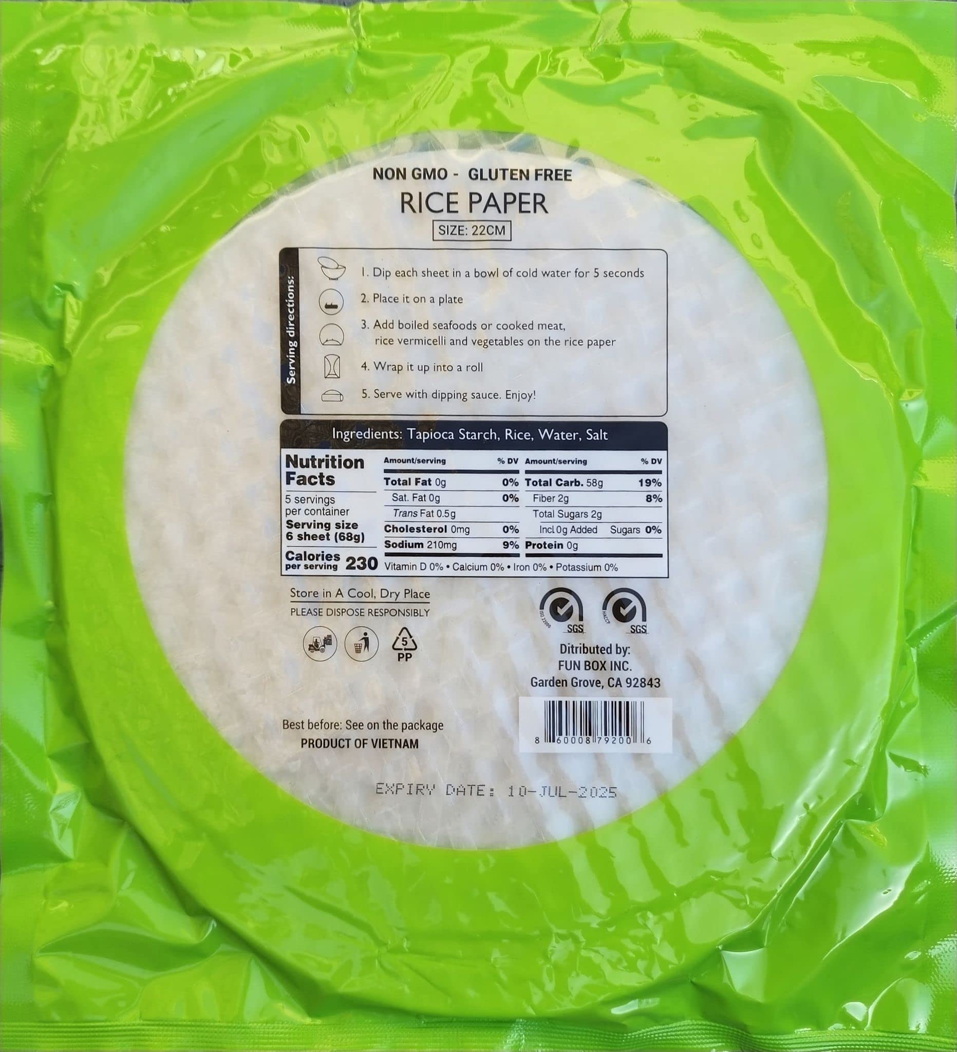 Mua Premium Banh Trang Rice Paper Wrappers for Fresh Vietnamese Spring ...