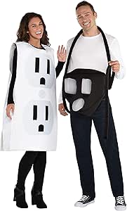Amazon.com: Party City Power Couple Halloween Costume for Adults ...