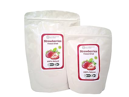 Freeze Dried Strawberries Powder 100% Natural, Gluten free, No added ...