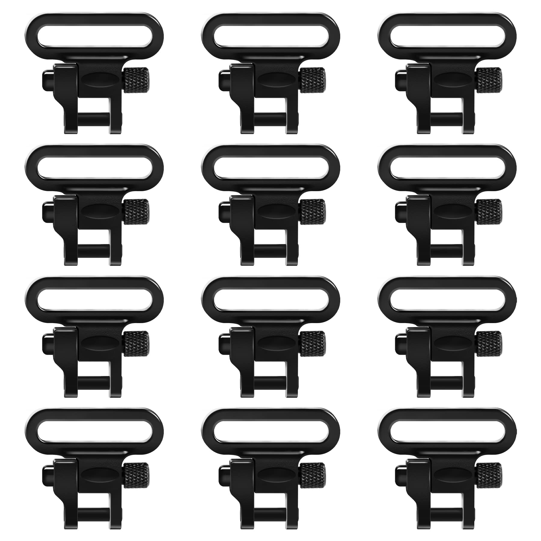 GUGULUZA Dozen Quick Release Shotgun Rifle Gun Sling Swivels(12 Pack ...