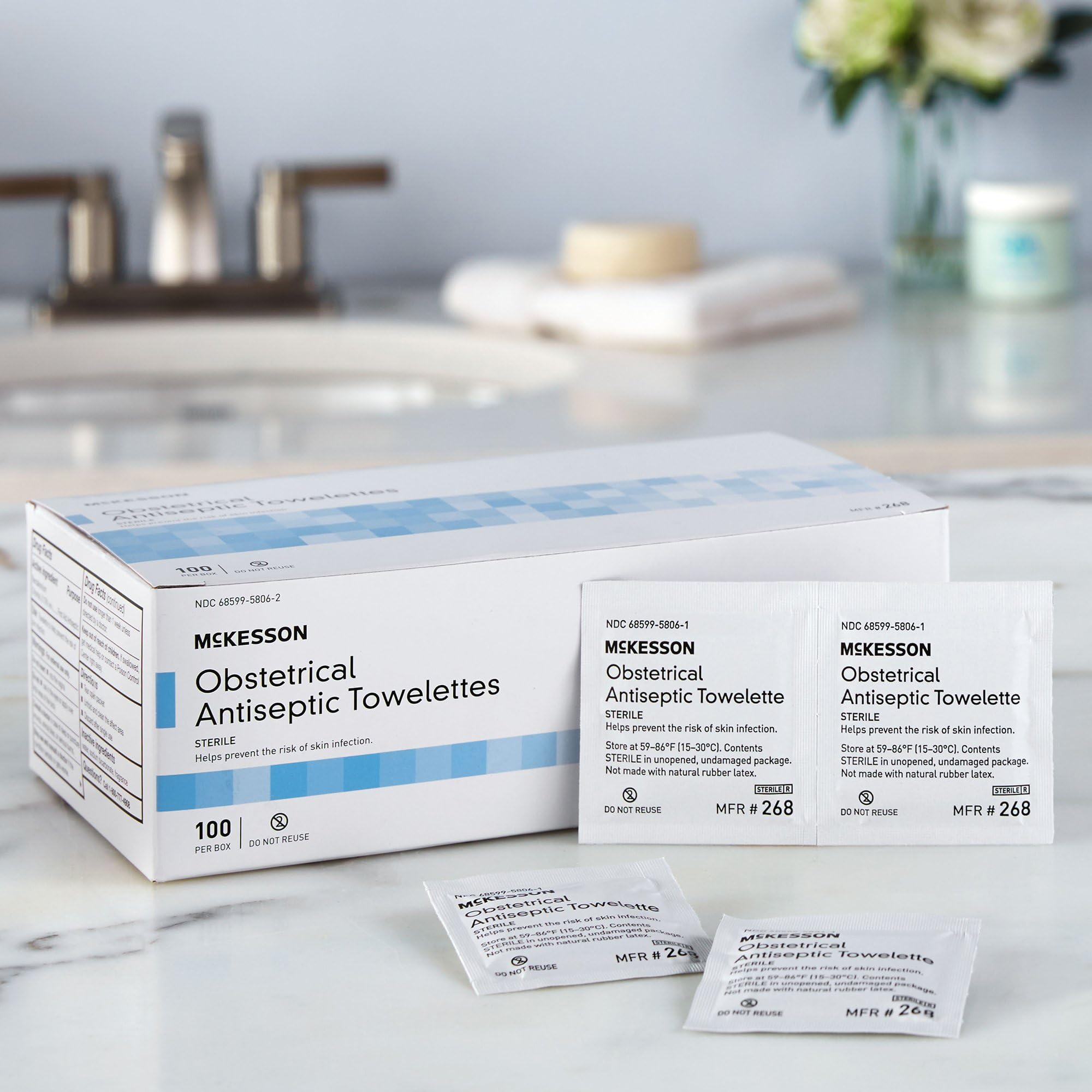 Mua McKesson Obstetrical Antiseptic Towelettes Wipes, Sterile ...