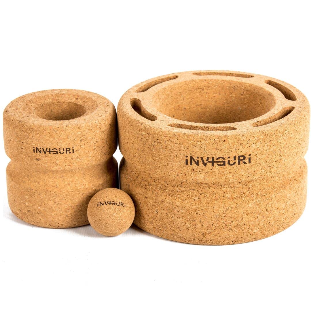 Inviguri Roller Yoga Wheel for Back & Neck Pain, Withstands Heavy ...