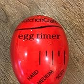 KitchenCraft Boiled Egg Timer with Colour Changing Heat Sensitive ...