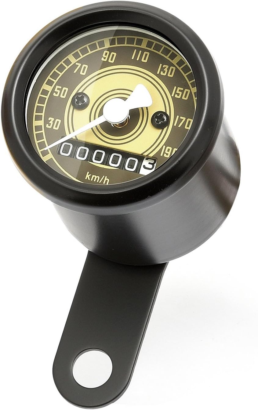 Mini-Tacho 48 mm Vintage Style H-D K 1,4: Amazon.de: Auto