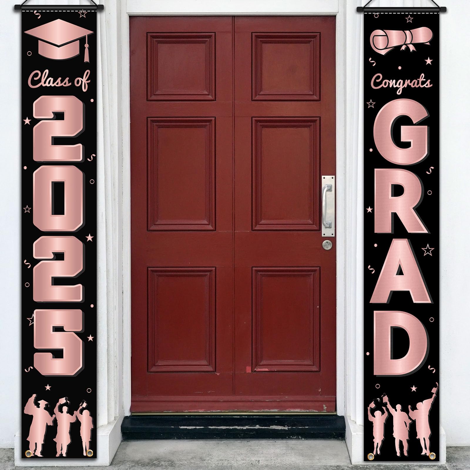 2025 Graduation Banner, Class of 2025 Congrats Grad Porch Sign Party ...