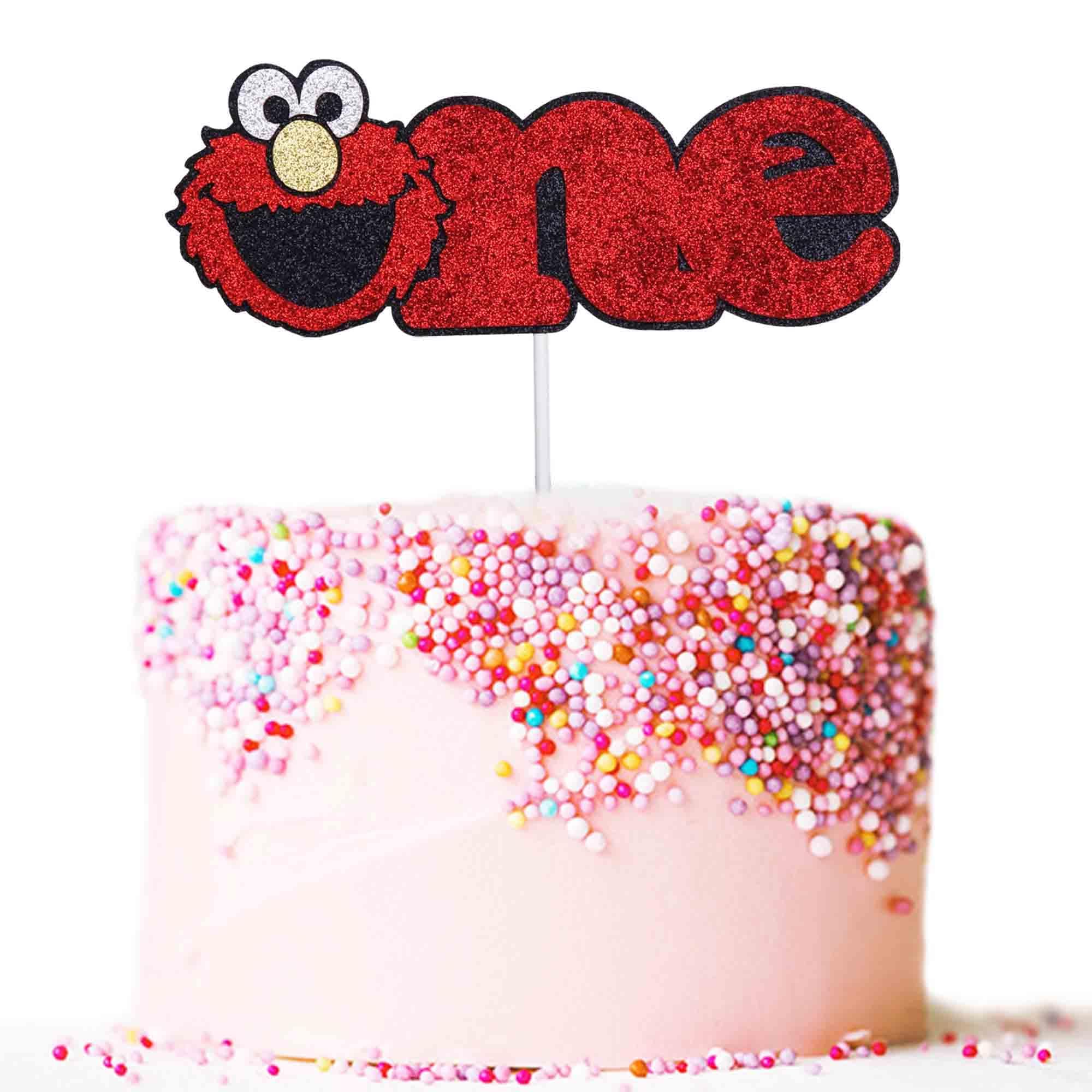 happy 1st cake topper,one-year-old cake topper, Cartoon theme Happy ...
