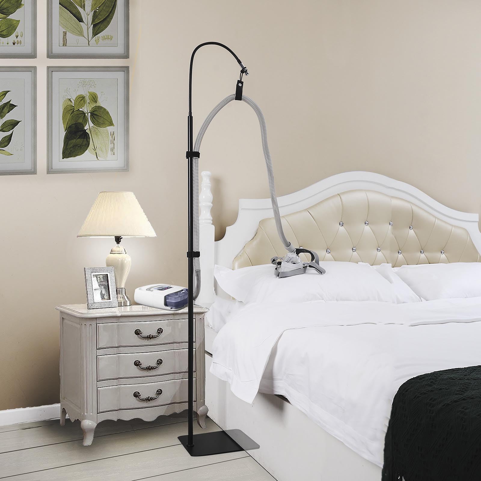 CPAP Hose Holder for Bed with Adjustable Height and Angle, CPAP Tube ...