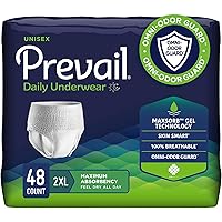 Amazon.com: Prevail Adult Incontinence Underwear for Men & Women ...