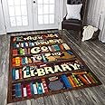 Amazon.com: GEEMBI Book Area Rug - Classroom & Library Reading Rug, 4 ...