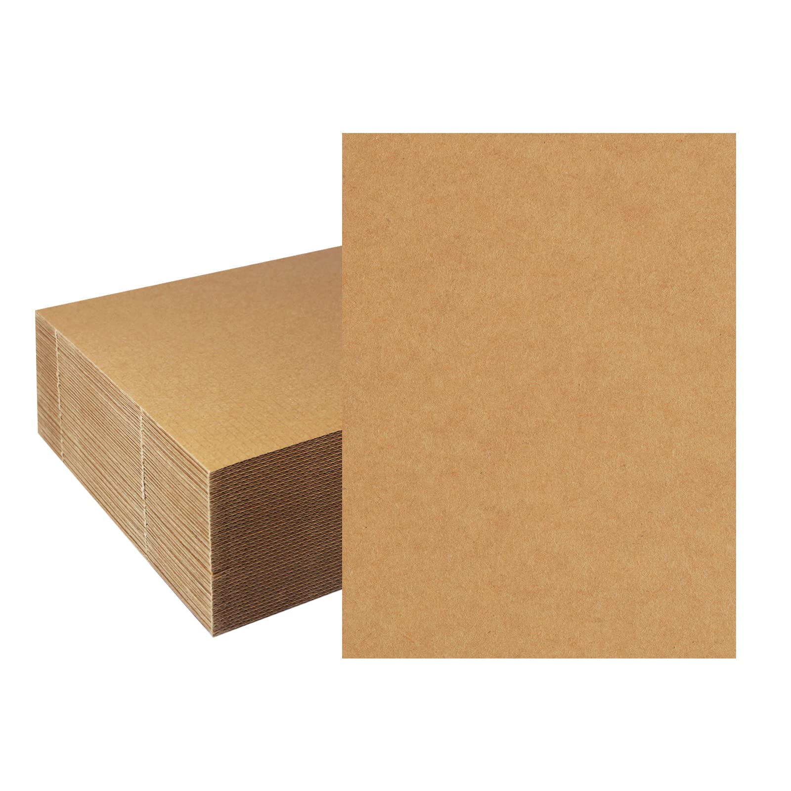 Mua 50 Pack Corrugated Cardboard Sheets 9x12 inch, Corrugated Cardboard ...