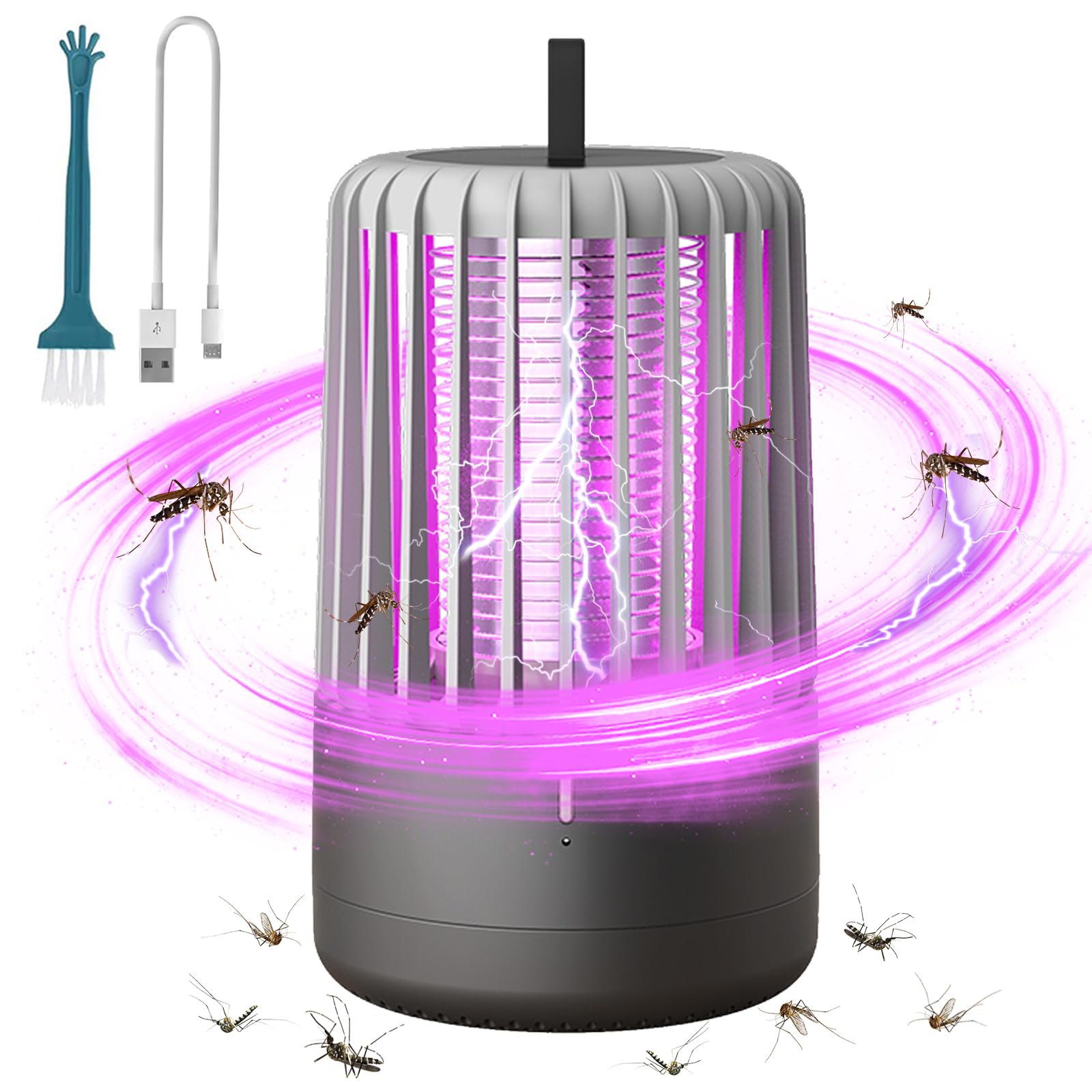 Bug Zapper Indoor,2 in 1 Mosquito Zapper,Indoor Bug Zapper Outdoor ...