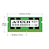 A-Tech 8GB DDR4 2133MHz SODIMM PC4-17000 2Rx8 Dual Rank 260-Pin CL15 1.2V Non-ECC Unbuffered ...