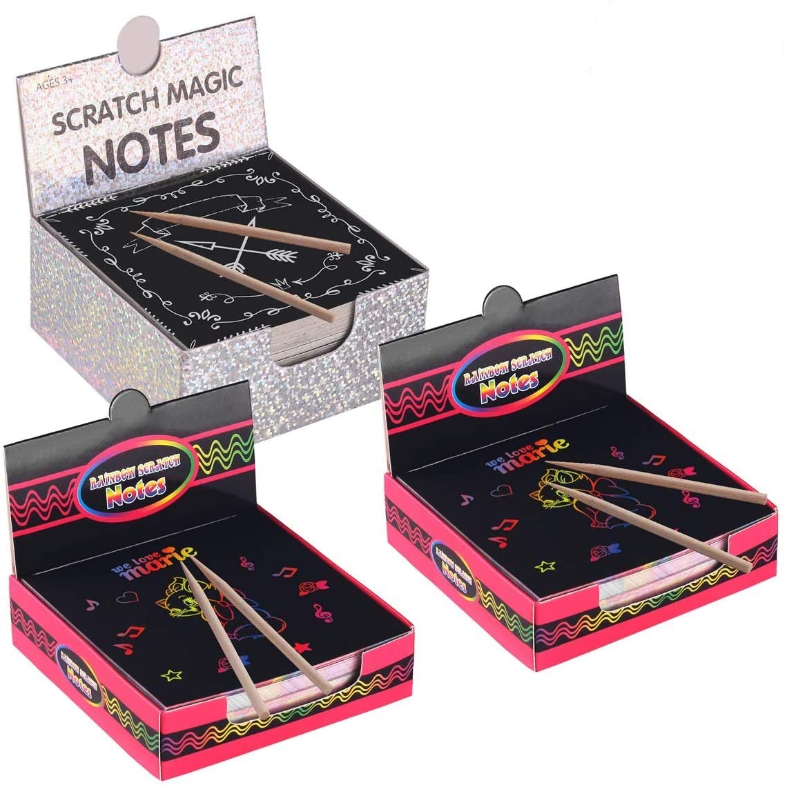 Mua BESTING Rainbow Scratch Mini Art Notes 300 Sheets Scratch Off Paper ...