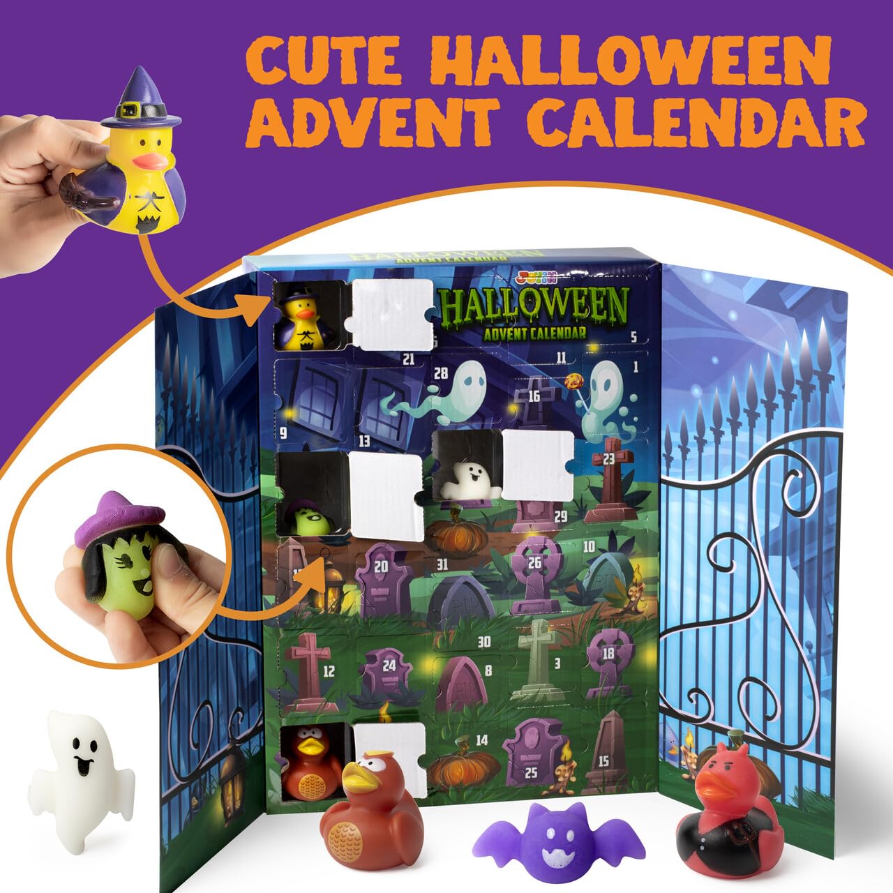 Halloween Countdown Advent Calendar Squishy Christmas Countdown ...