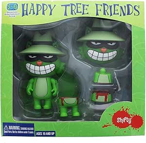 Amazon.com: Happy Tree Friends Shifty Cut-Up Deluxe Action Figure Set ...