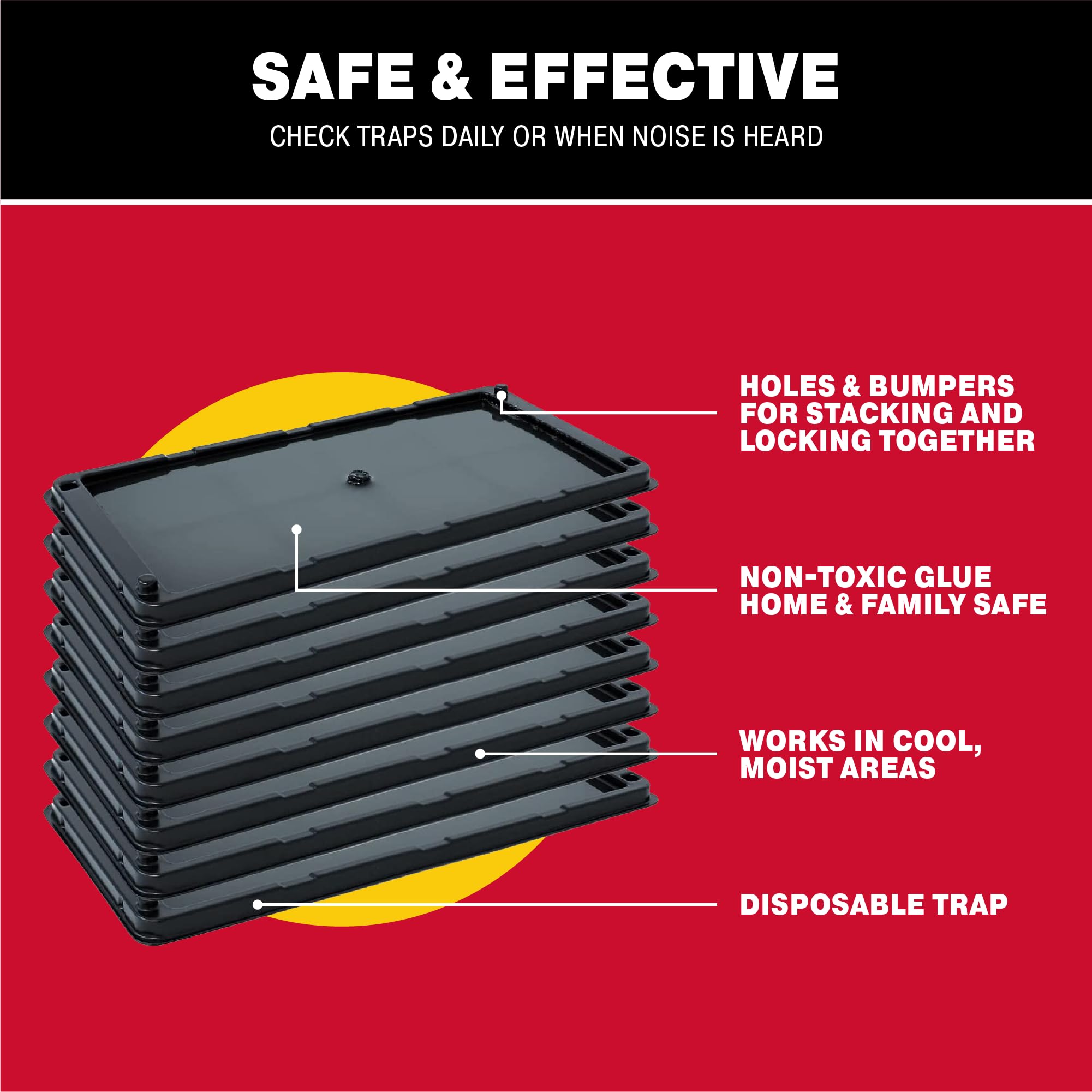 Mua Catchmaster Rat & Mouse Glue Traps 8Pk, Large Bulk Rat Traps Indoor ...